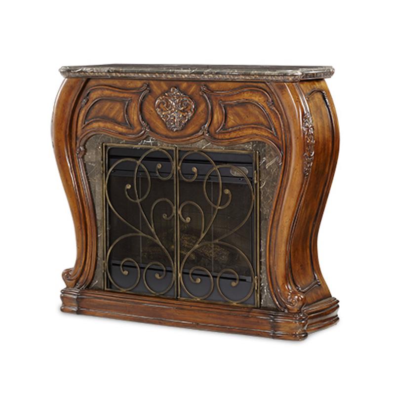 54220f-34 Aico Furniture Lavelle Melange Fireplace