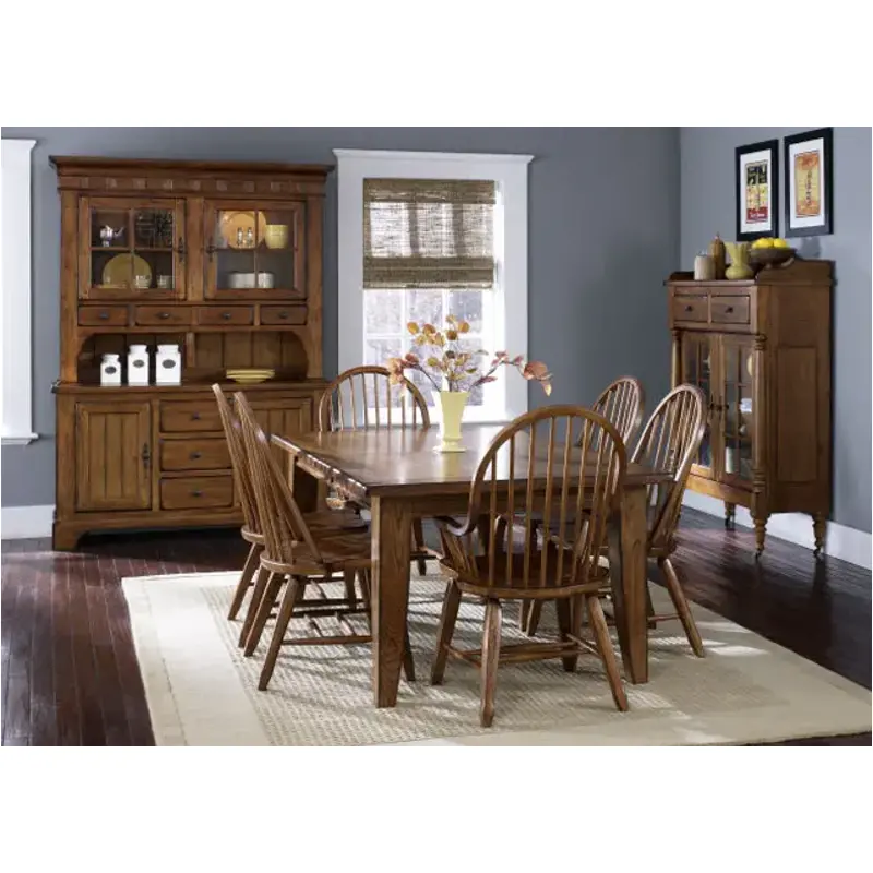 17-t4408 Liberty Furniture Rectangular Leg Table - Oak