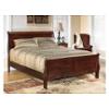 B376-96 Ashley Furniture Alisdair - Dark Brown Queen Sleigh Rails