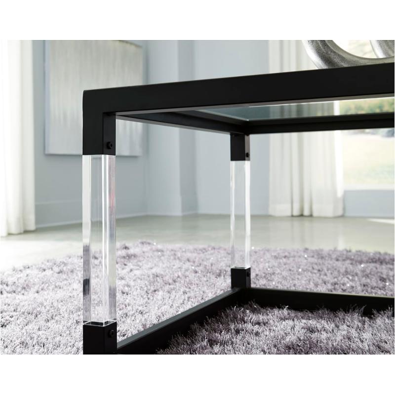 T197-1 Ashley Furniture Nallynx Rectangular Cocktail Table